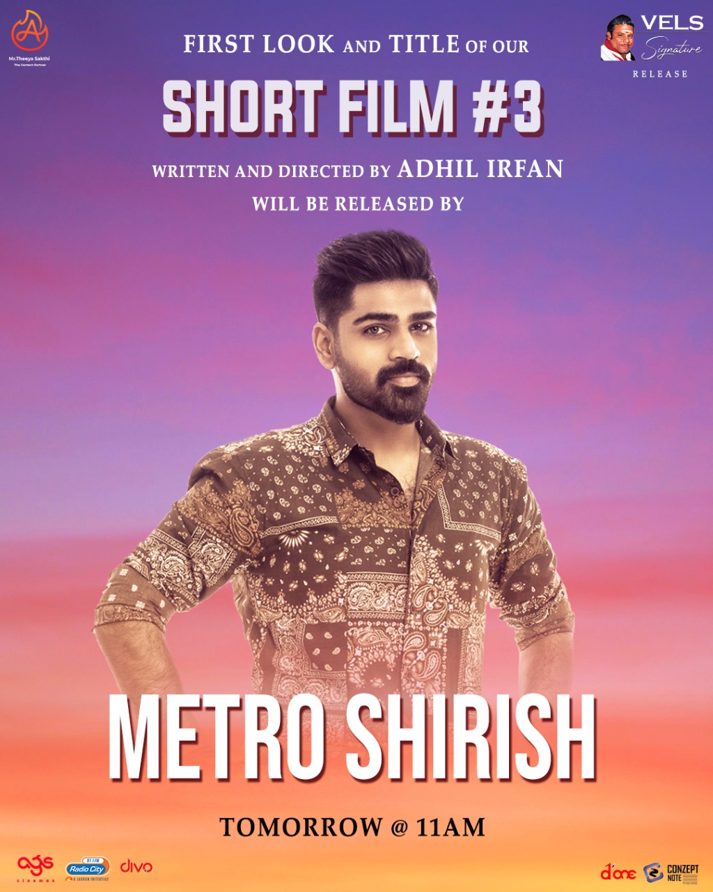 The first look and title of Vels Signature’s Short Film Tomorrow’s ...